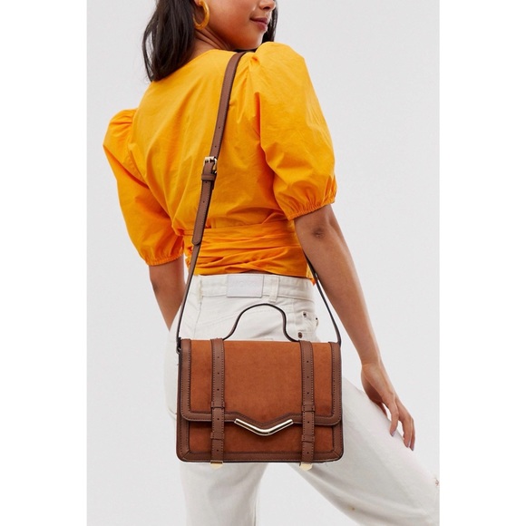 ASOS | Bags | Asos Design Satchel Bag In Browntan | Poshmark